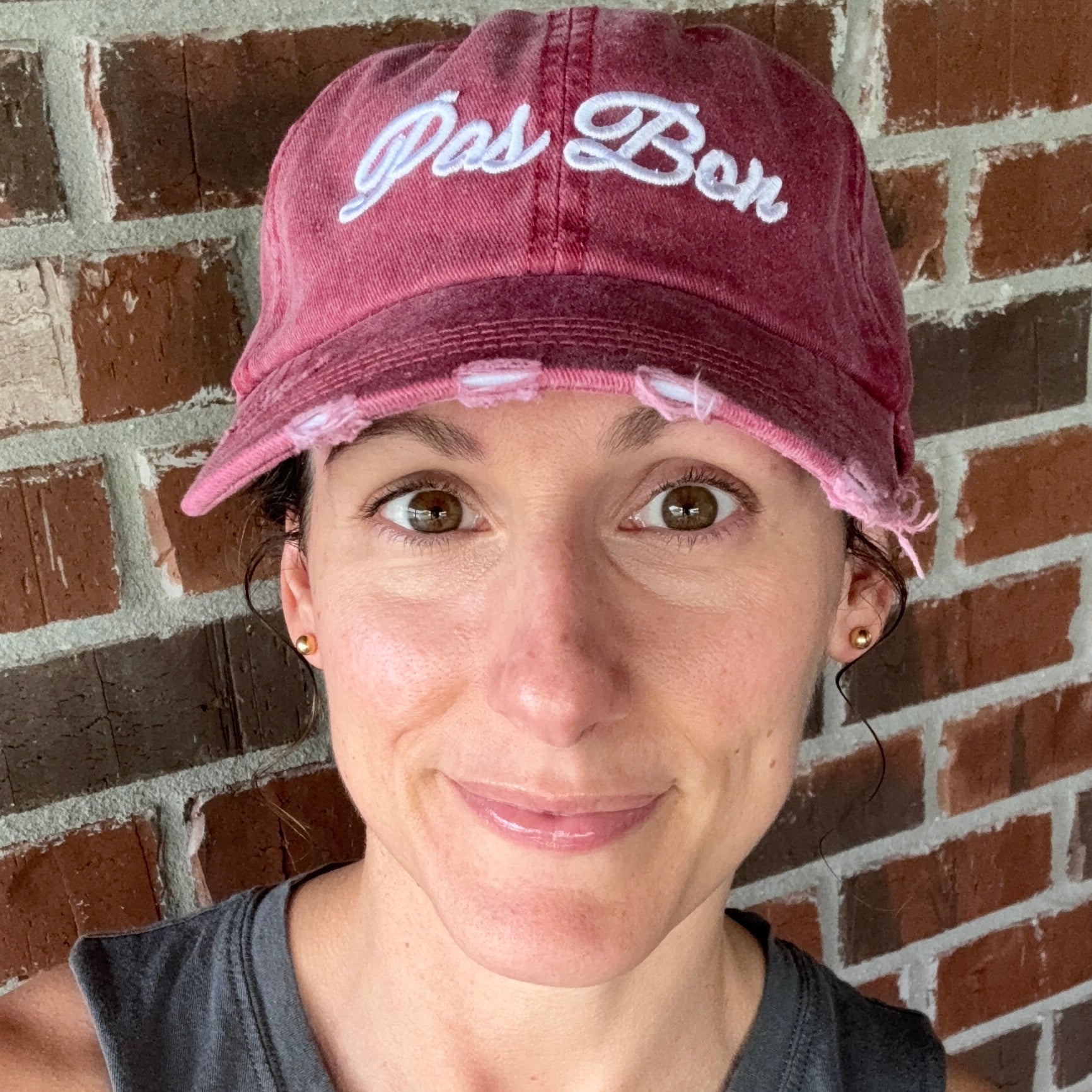 *PRE-ORDER* "Pas Bon" Distressed Cap – Cajun Mamas Store