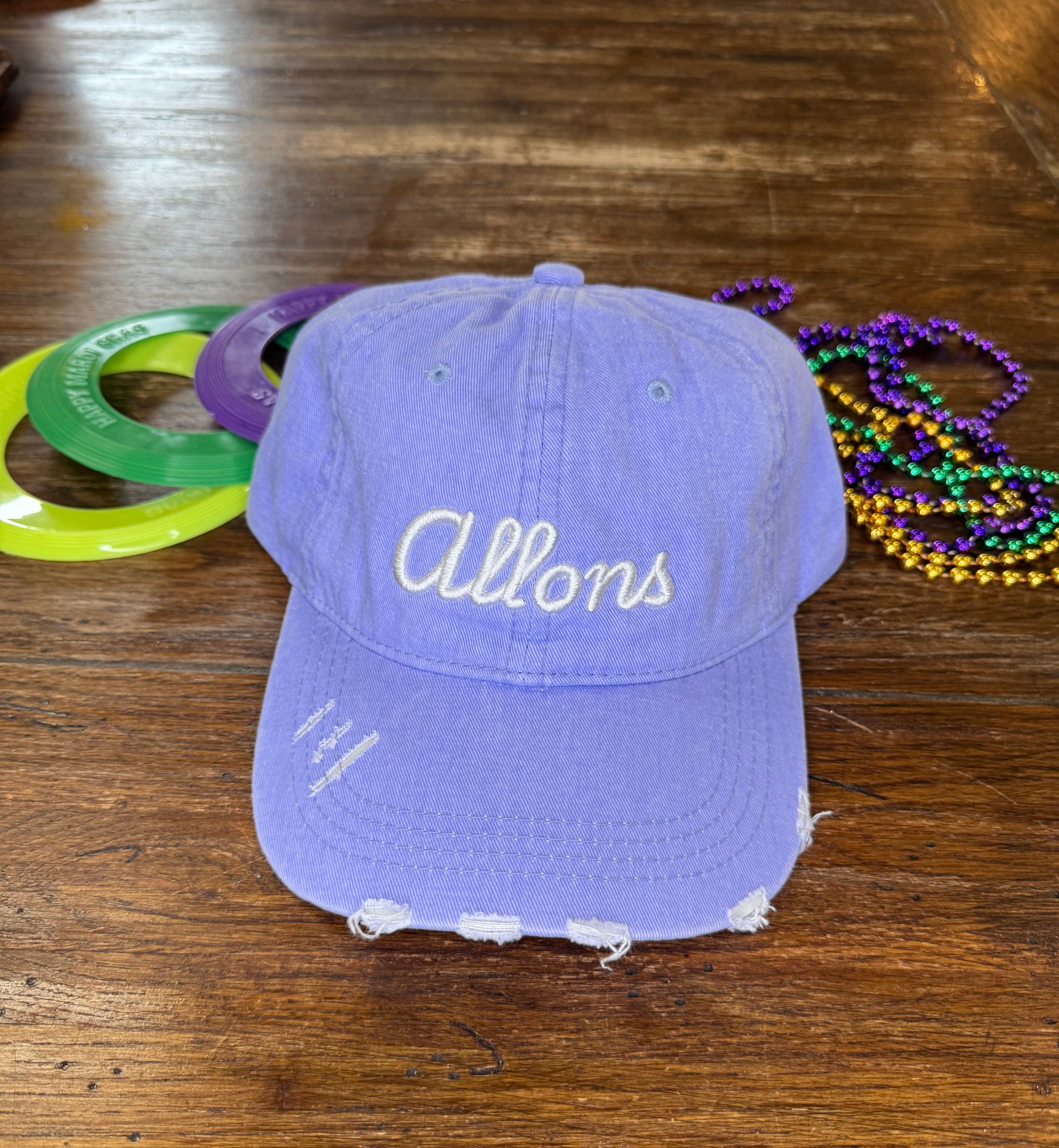 *PRE-ORDER* "Allons" Distressed Cap – Cajun Mamas Store